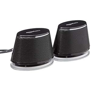 AmazonBasics USB-Powered PC Computer Speakers with Dynamic Sound ...
