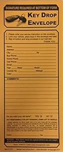 Amazon.com : Key Drop Envelopes After Hours Service Envelopes for Keys ...