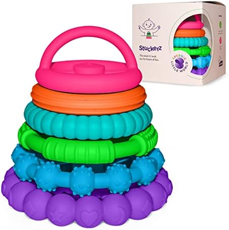 Stacking Silicone Stacking Toy – Premium Stacking Toys for Teething ...