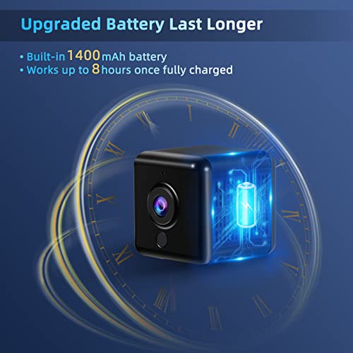 Ebarsenc Spy Camera Hidden Camera 4K Mini Security Camera/Wireless WiFi ...