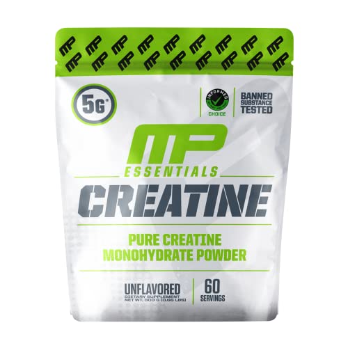 Muscle Pharm Essentials Creatine, Unflavored - Ultra-Pure 100% Creatine ...