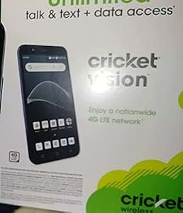 Amazon.com: Cricket Wireless Cricket Vision 16GB Prepaid Cell Phone ...