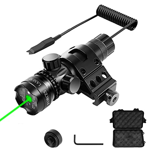 Pvnoocy Green Laser Sight, 532nm Green Dot Sight with Offset Picatinny ...
