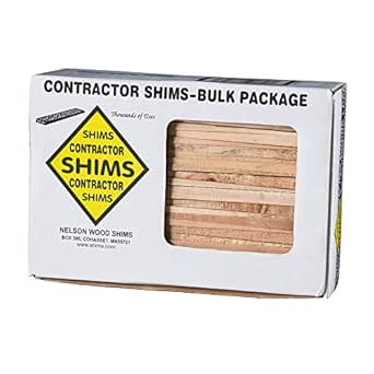 Amazon.com: Nelson Wood Shims CSBP56 Csh8/56/120/Mgd 8'' Bulk ...