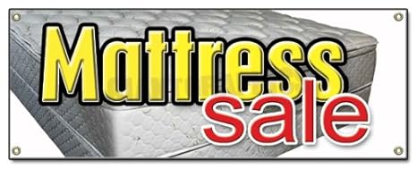 Amazon.com : 72" Mattress Sale Banner Sign Store Signs : Yard Signs ...