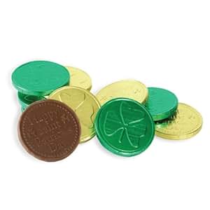 Amazon.com : St. Patrick's Day Lucky Chocolate Coins : Gourmet Food ...