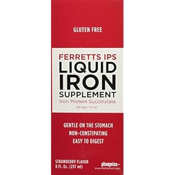 Amazon.com: Ferrous Sulfate Elixir 220mg/5mL 16oz Bottle - 4 Pack ...