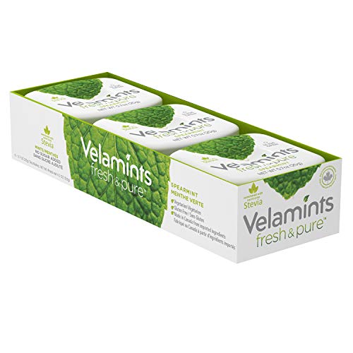 Velamints Fresh Spearmint Sugar Free Mints Tin - Fresh Breath Mint ...