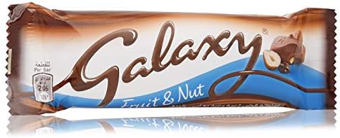 Galaxy Fruit and Nut Chocolate, 40 g price in Saudi Arabia | Amazon ...