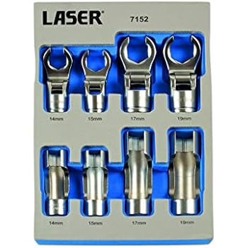 Amazon.com: Laser 7164 Flexible Crows Foot Wrench Set 1/2"D 9pc: Automotive