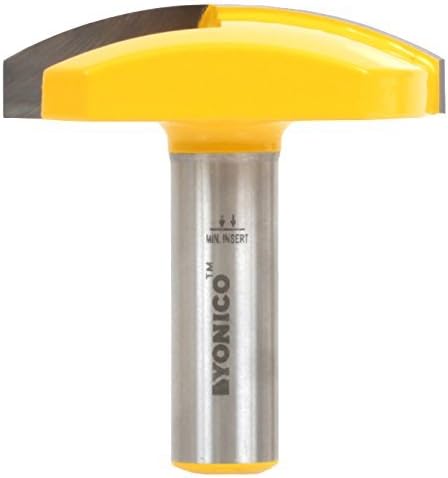 Yonico 16181 2-Inch Radius Horizontal Crown Router Bit 1/2-Inch Shank ...