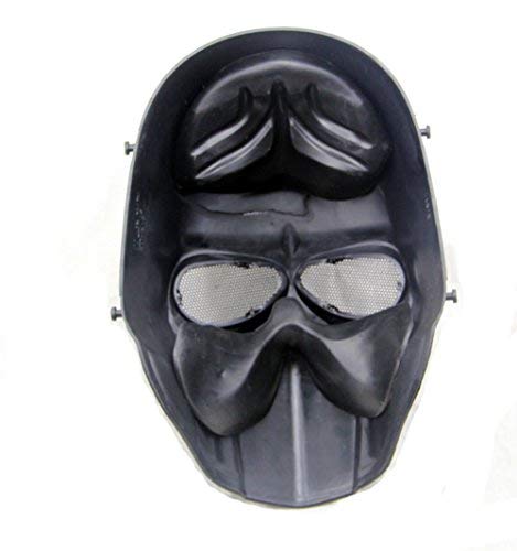 ATAIRSOFT Airsoft Mask Full Face Paintball Hockey BB Protective Mesh ...