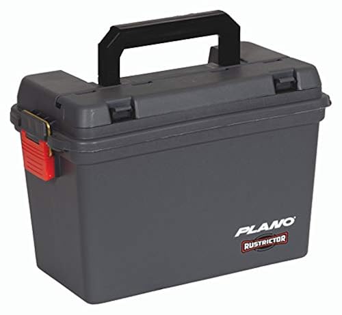Plano Rustrictor Field Ammo Box .50 Caliber, Gray, All-Weather & Anti ...