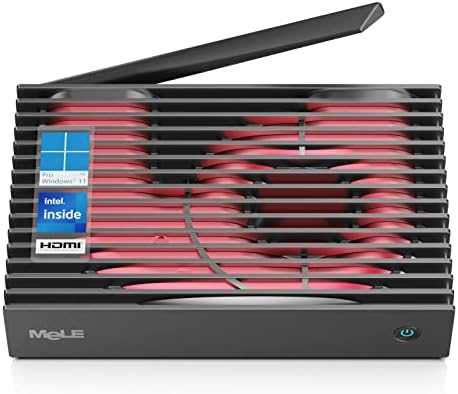 MeLE Mini PC Fanless Silent Celeron J4125 Windows 11 Pro 8GB DDR4 128GB ...