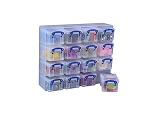Amazon.com: Really Useful 16 Compartment Tray With 16x0.3L Boxes: Home ...
