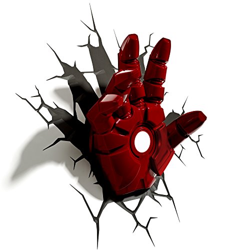 3DLightFX Marvel Avengers Iron Man Hand 3D Deco Light - Mystifind
