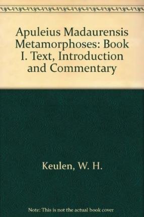 Amazon.com: Apuleius Madaurensis Metamorphoses, Book I: Text ...