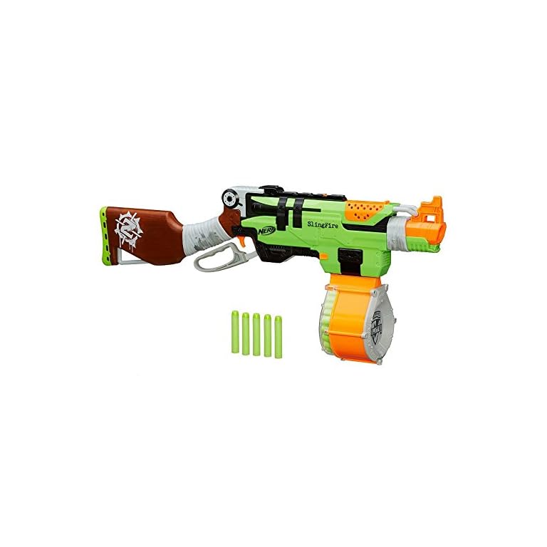 Nerf Zombie Strike SlingFire Blaster Review | Best Outdoor Kids Toys