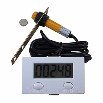 DIGITEN LCD Digital 0-99999 Counter 5 Digit Plus UP Gauge + Proximity ...