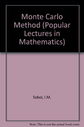 Monte Carlo Method (Popular Lectures in Mathematics): Sobol, I. M ...