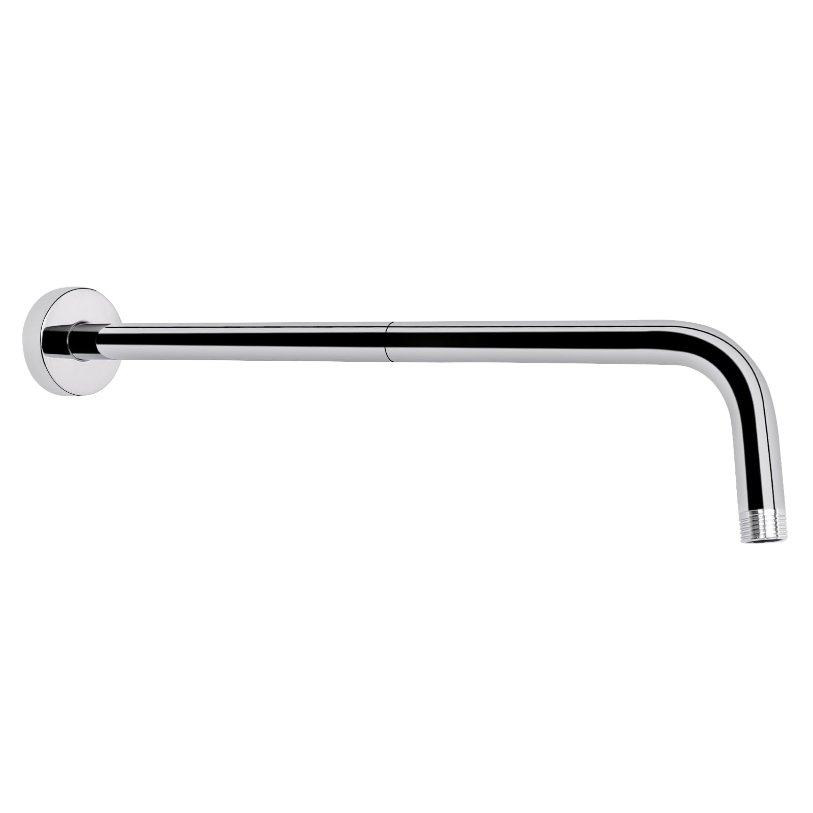 HarJue Shower Arm with Flange and Teflon Tape, Wall Mounted Shower Pipe ...