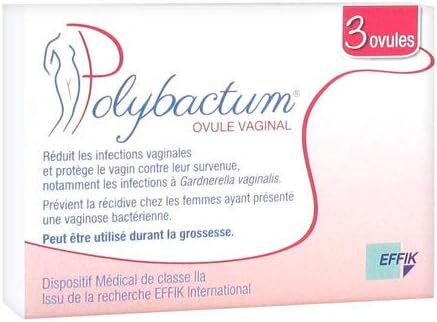 Effik Polybactum Ovule Vaginal 3 Ovules: Amazon.fr: HygiÃšne et Soins ...