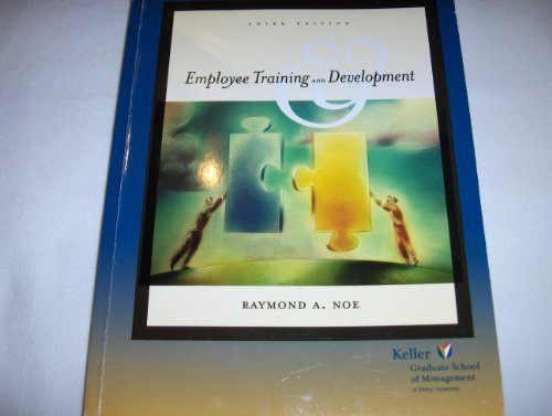 Employee Training and Development: Noe, Raymond A.: 9780073041278 ...
