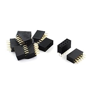 Amazon.com: 10Pcs Double Rows 2x5 10Pin Female DIP Straight Pin Header ...