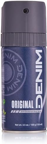 Denim Original Deodorant Body Spray For Men, 150 ml 24 Hr Deodorant ...