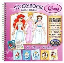 Amazon.com: Disney Storybook Princess Paper Dolls Book : Toys & Games