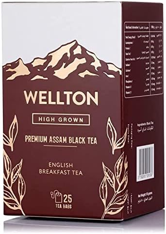 Wellton Tea | English Breakfast Tea | High Grown | 25 Tea Bags price in ...