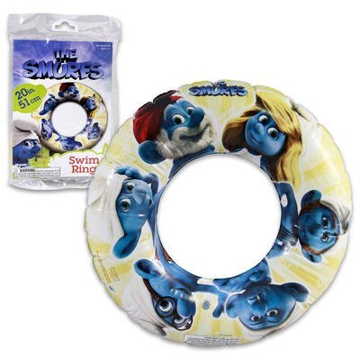 The Smurfs Swimmings Ring Smurfs Swim Ring Smurfs Swimming Gear ...