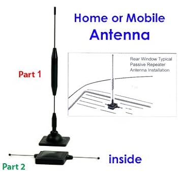 Amazon.com: Cell Phone Antenna - External Passive Repeater Antenna ...