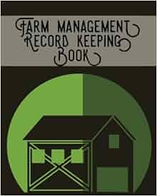 Farm Management Record Keeping Book: Brown- Bookkeeping Ledger ...