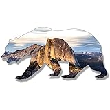 Amazon.com: Yosemite National Park California 5" Bear Vinyl Decal ...