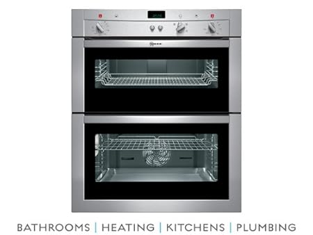 Neff Built Under Double Oven White Series 1 U17M42W0GB: Amazon.co.uk ...