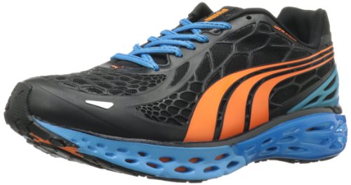 PUMA Men's BioWeb Elite Running Shoe,Black/Orange Popsicle/Malibu Black ...