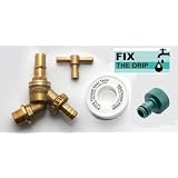 Lockshield 1/2" Hose Union Bib Tap Outside Garden Tap secure against ...