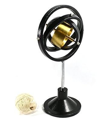 Eisco Labs Premium Gyroscope - Fitted on Metal Stand - Includes String ...
