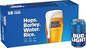 Bud Light, 18 pk, 12 oz cans, 4.2% ABV: Amazon.com: Grocery & Gourmet Food
