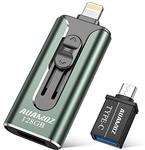 AUAMOZ USB3.0 Flash Drives 128GB, Memory Drive 128GB Photo Stick ...