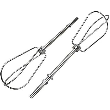 Amazon.com: Hand Mixer Beaters that works with KitchenAid KHM5APWH7 ...