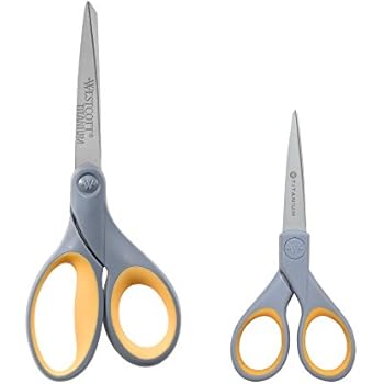 Amazon.com : Westcott Titanium Bonded Ultra Smooth Spring Assisted ...