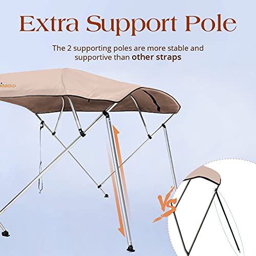 KING BIRD 4 Proa Bimini Cubierta superior para bote Parasol Toldo para ...