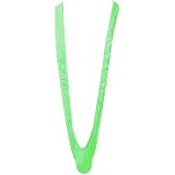 SDFWEQ Men's Mankini Swimsuit Thong Borat Style V Sling Stretch Sexy ...