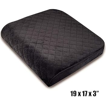 Amazon.com: Extra Thick Foam Chair Cushion – Portable Chair Pad ...