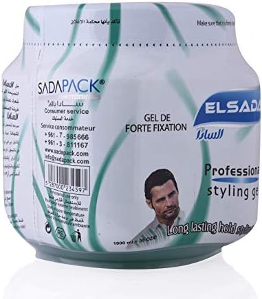 Elsada Hair Gel 1000 ml Green price in Egypt | Amazon Egypt | kanbkam