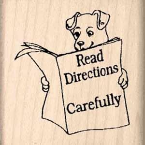 Amazon.com: Stamps by Impression Read Directions Carefully Teacher ...