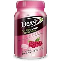 Amazon.com: Dex4 Glucose Tablets, Raspberry, 50 Count Bottle, Each ...