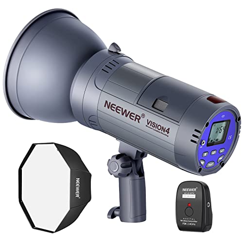Neewer Vision 4 300W Li-ion Battery Powered Outdoor Studio Flash Strobe ...
